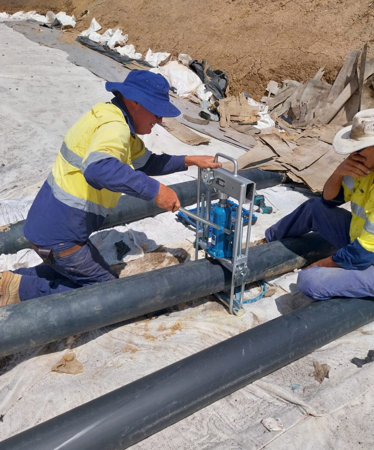 poly pipe trimming | BeneTerra